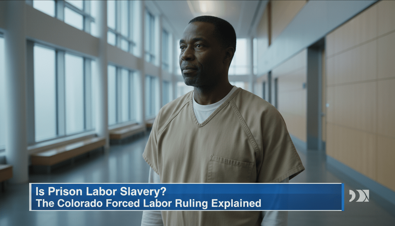 Is Prison Labor Slavery? The Colorado Forced Labor Ruling Explained ...